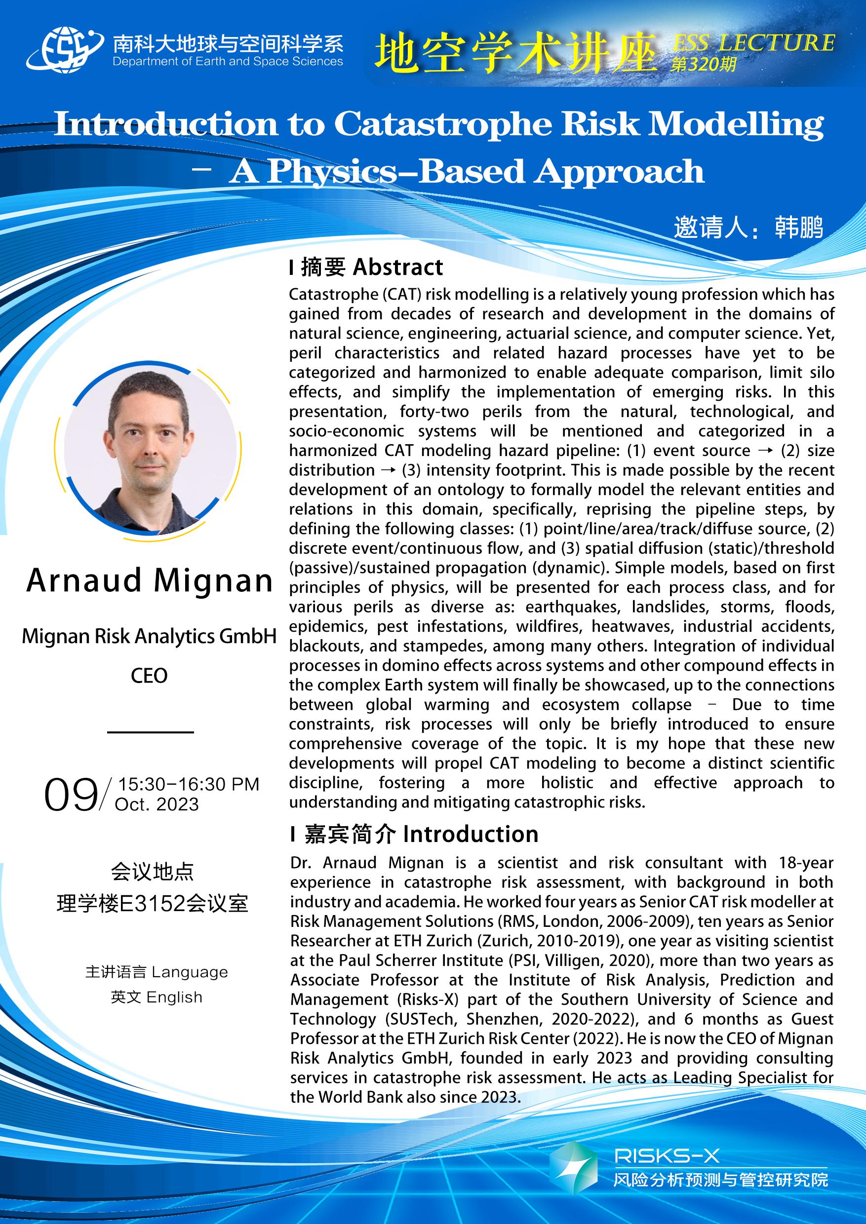 Introduction to Catastrophe Risk Modelling – A Physics-Based Approach ...